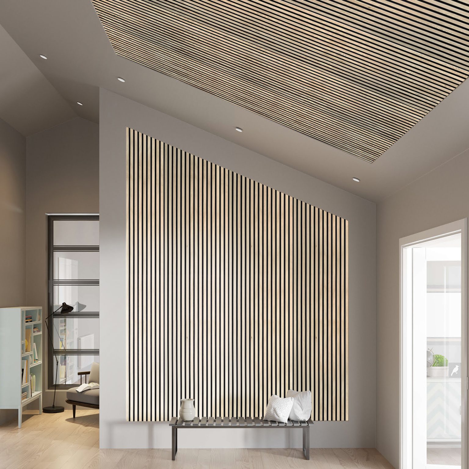 Paneles acústicos de madera | Paneles insonorizantes - WoodUpp